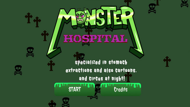 Monster Hospital specialized in stomach extractions and also cartoons ...