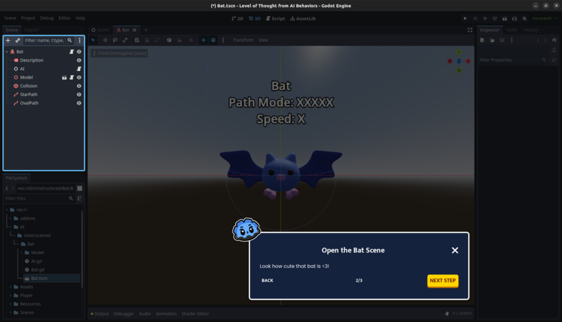 Unstructured AI: Godot Game Engine Tutorial | Global Game Jam