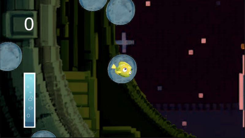 Bubble Dash: Fish in Orbit | Global Game Jam